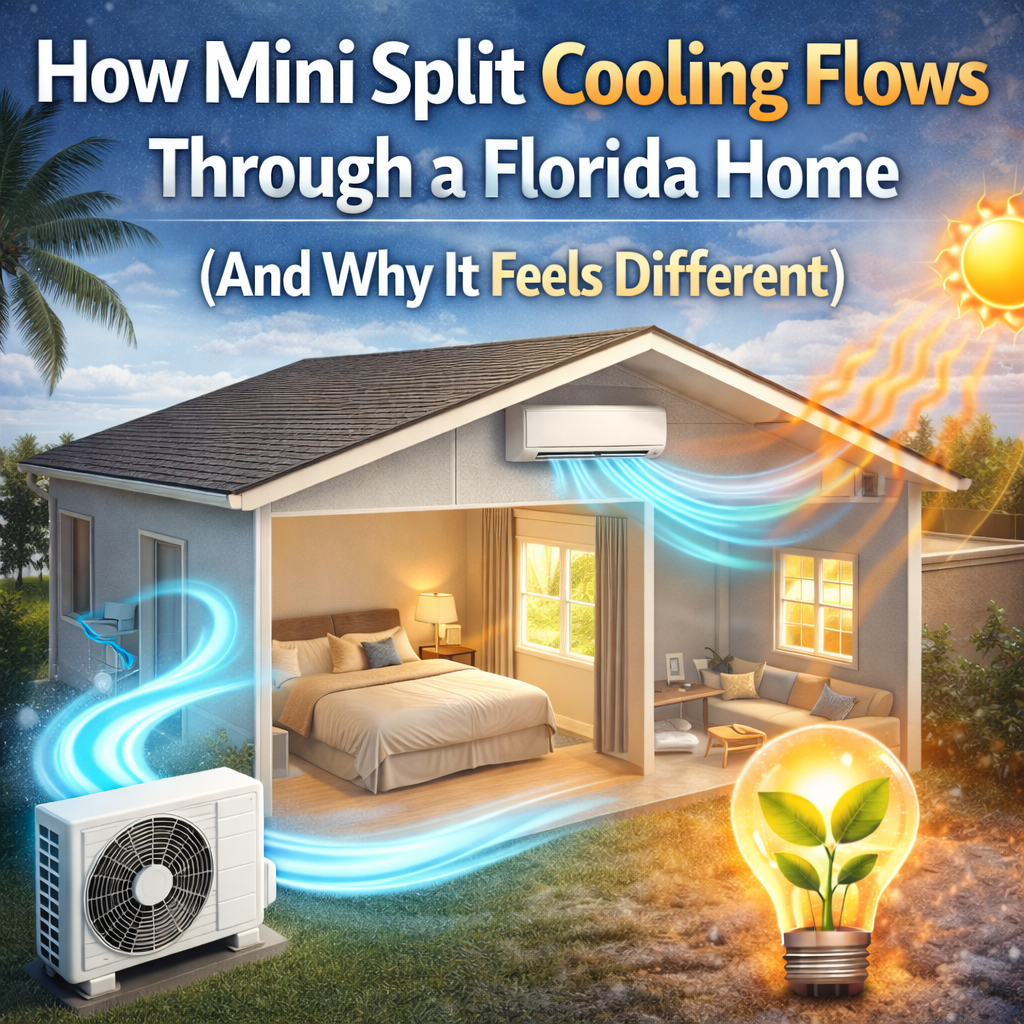 How Mini Split Cooling Flows Through a Florida Home (And Why It Feels ...