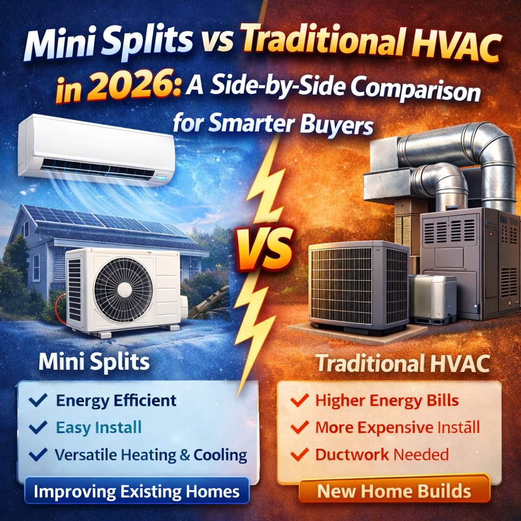 Mini Splits vs Traditional HVAC in 2026: A Side-by-Side Comparison for ...