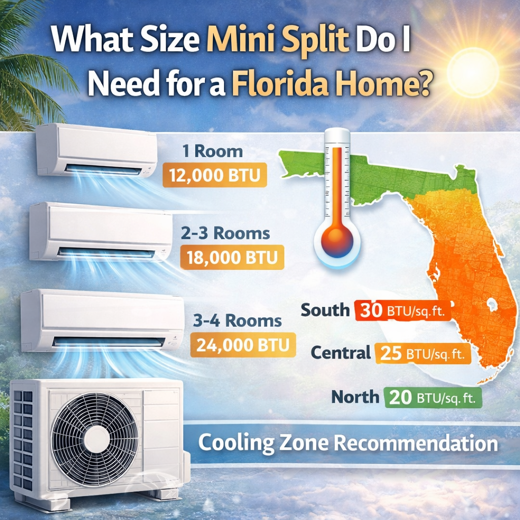 What Size Mini Split Do I Need for a Florida Home? – Air & Heat Direct