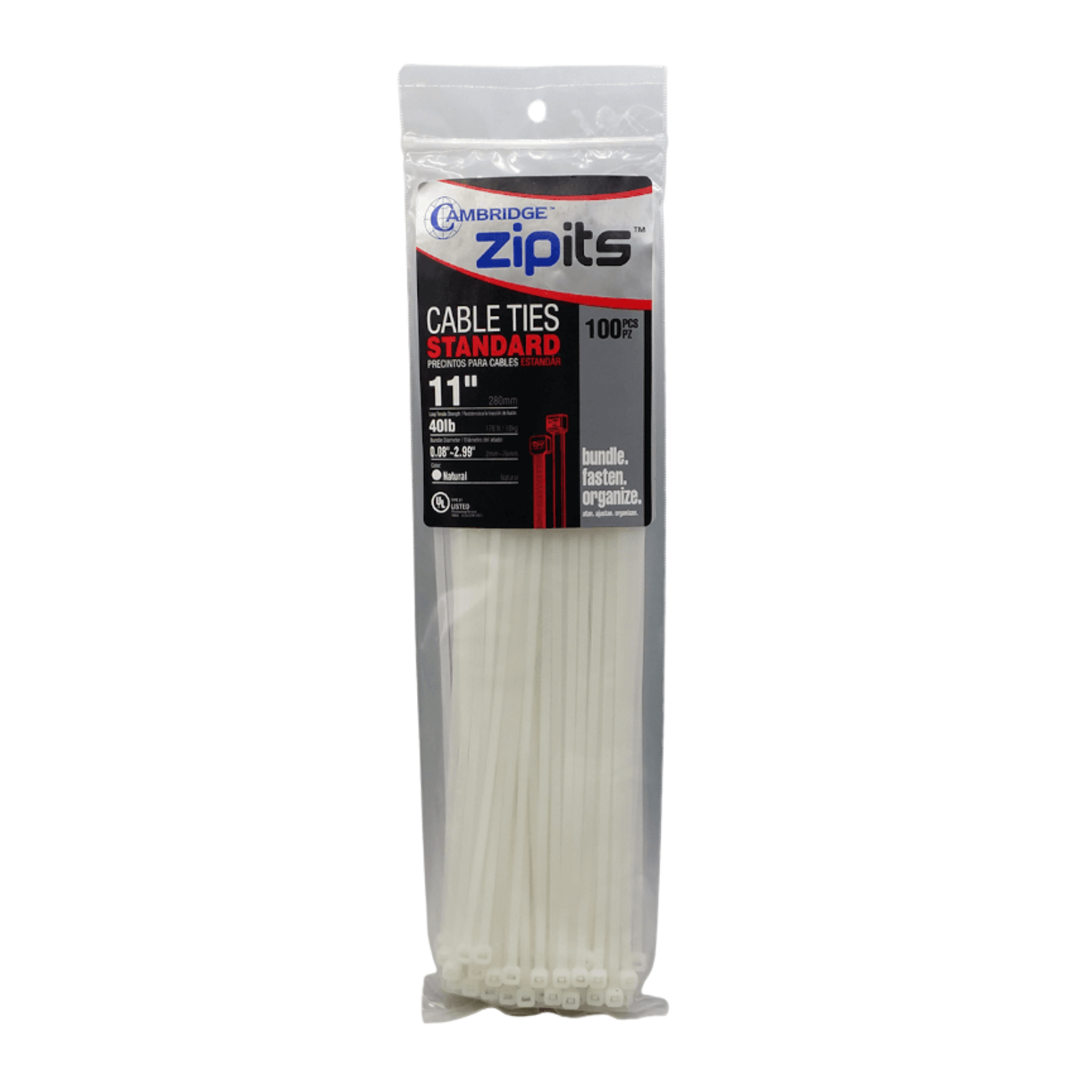 11" Natural Electrical Tie - 100 PCS – Air & Heat Direct