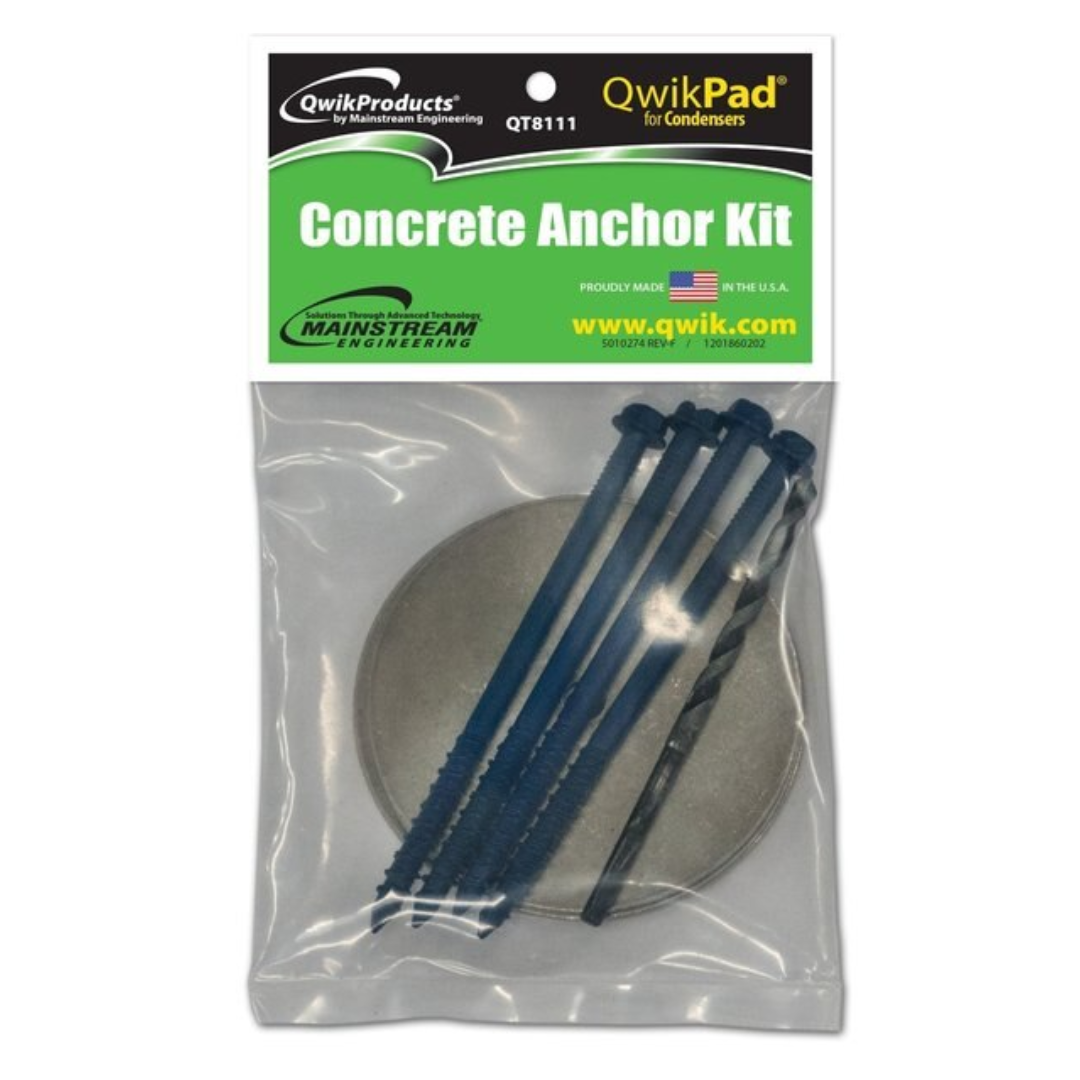 QWIKPAD® Ground Anchor Kit for Condensers – Air & Heat Direct