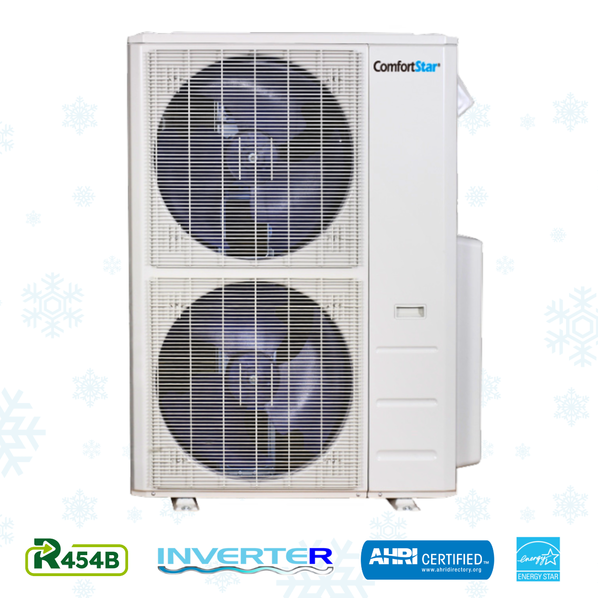 60,000 BTU Six-Zone Outdoor Condenser – Up to 19.2 SEER2 (Unit Only fo ...